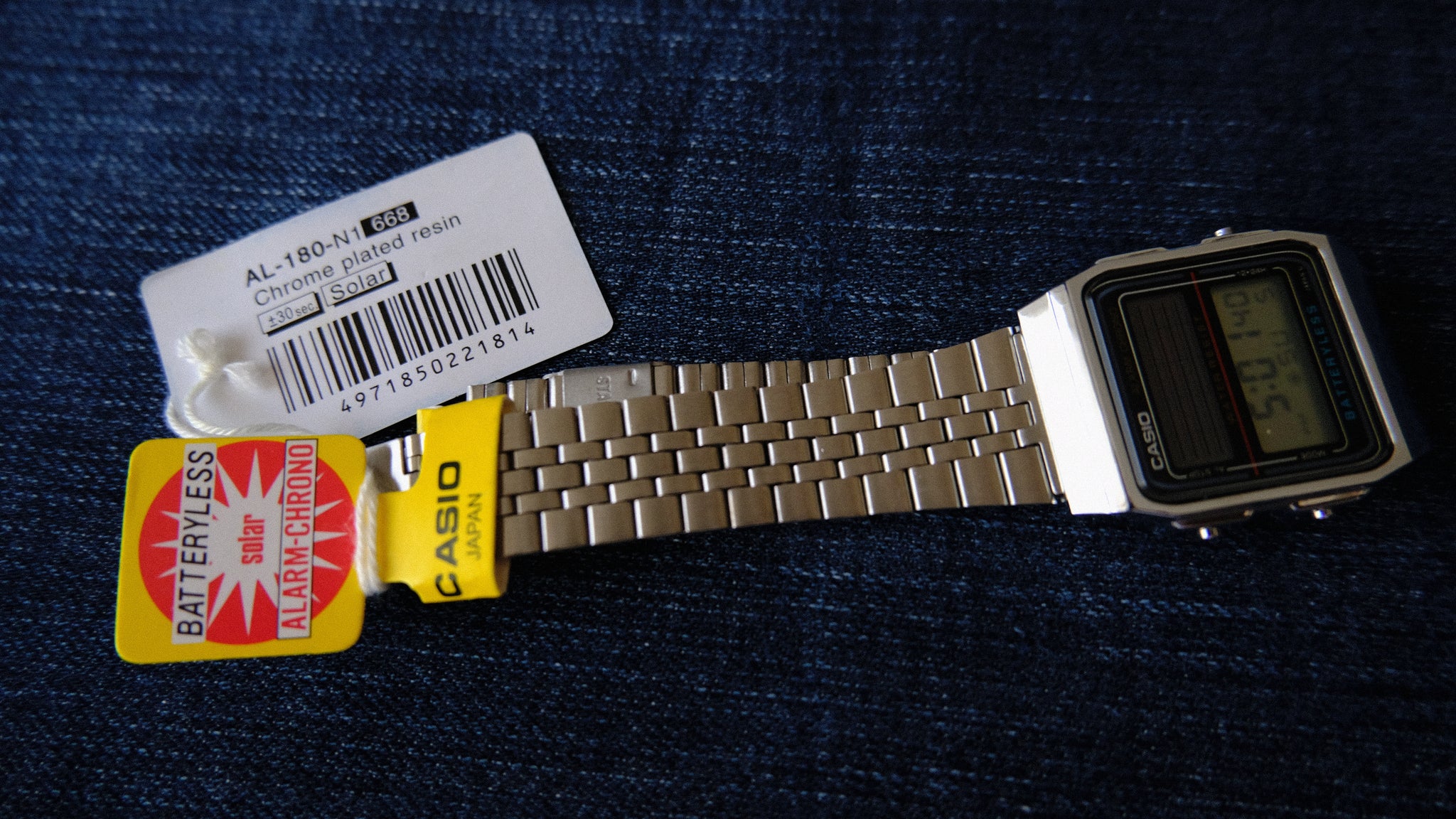 CASIO AL-180 Batteryless LCD Solar Watch 2505 Module – tickdong